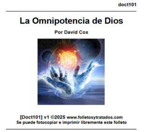 Doct101 Cox La Omnipotencia de Dios - Folletos Tripticos Evangelicos